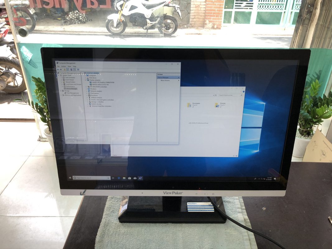 Thùng máy tính ViewPaker 24" Xeon E3 1226/ ram 4gb/ ssd 128gb/GTX ...